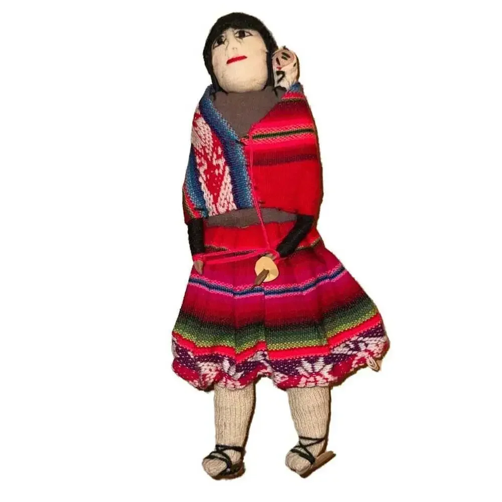 Handmade | Accents | Handmade Peruvian Mother Child Folk Art Doll ...